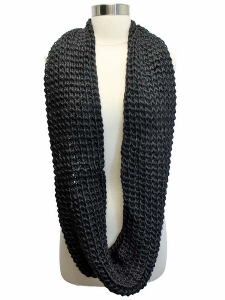 Thick Knit Weave Unisex Circle Infinity Scarf – Luxury Divas