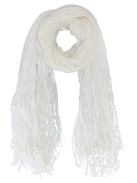 Wispy Knit Fringe Square Scarf – Luxury Divas